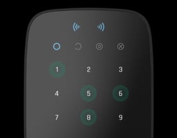 KeyPad Plus — Security keypad with support for contactless chips