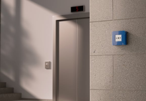 Manual fire buttons for activating the fire alarm