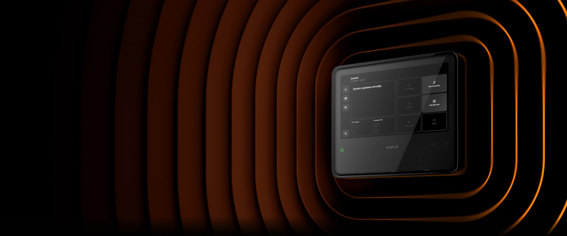 Addressable fire alarm control panel | EN54 Fire Hub Jeweller