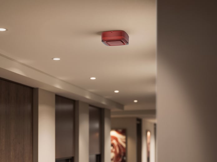 Wireless addressable visual and sound fire alarm devices