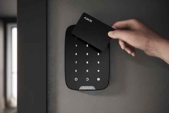 KeyPad Plus — Security keypad with support for contactless chips