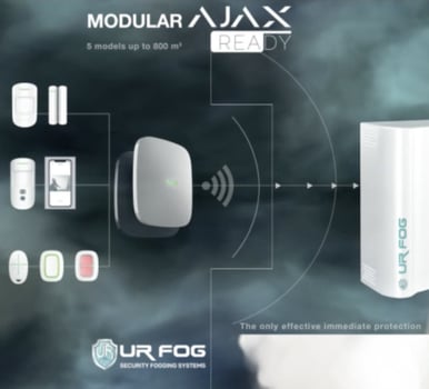 UR Fog smoke machines with pre-installed Ajax relays