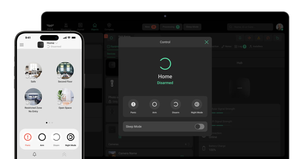PRO Desktop 3.8 : configurez la surveillance via Ajax Cloud pour votre centre de ...